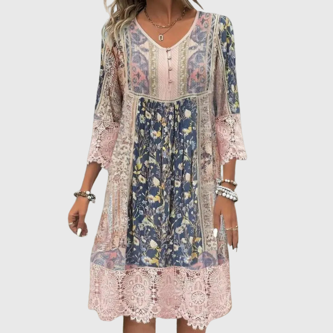Naya | Boho Flowing Midi Dress – Michael & Amanda Boston