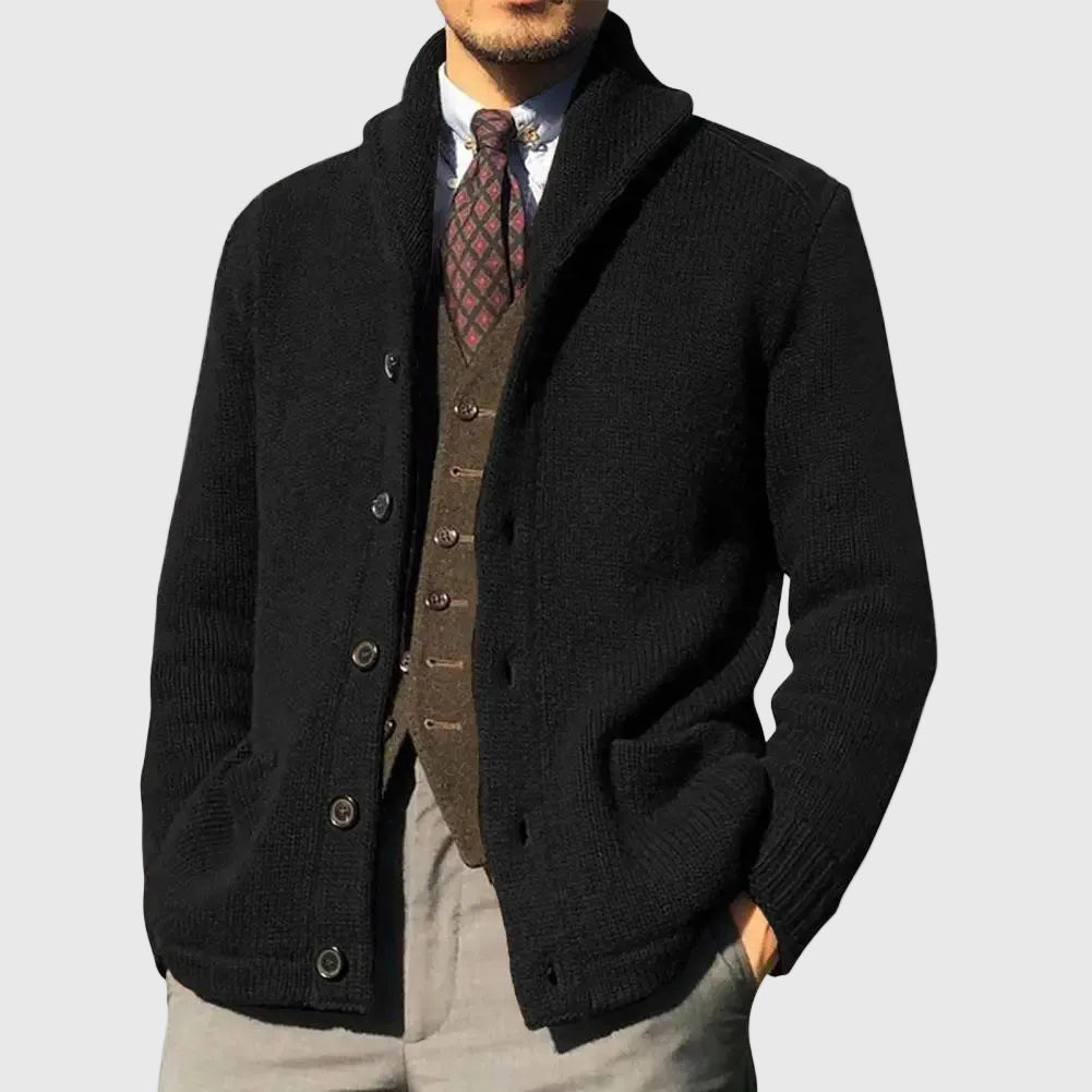 Ethan | Cable Knit Cardigan Cozy – Michael & Amanda Boston