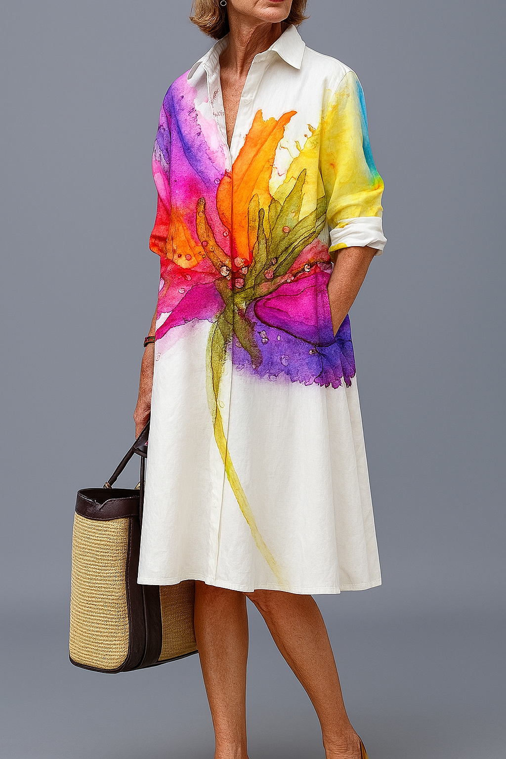 Lydia™ | Elegant Midi Dress – Michael & Amanda Boston